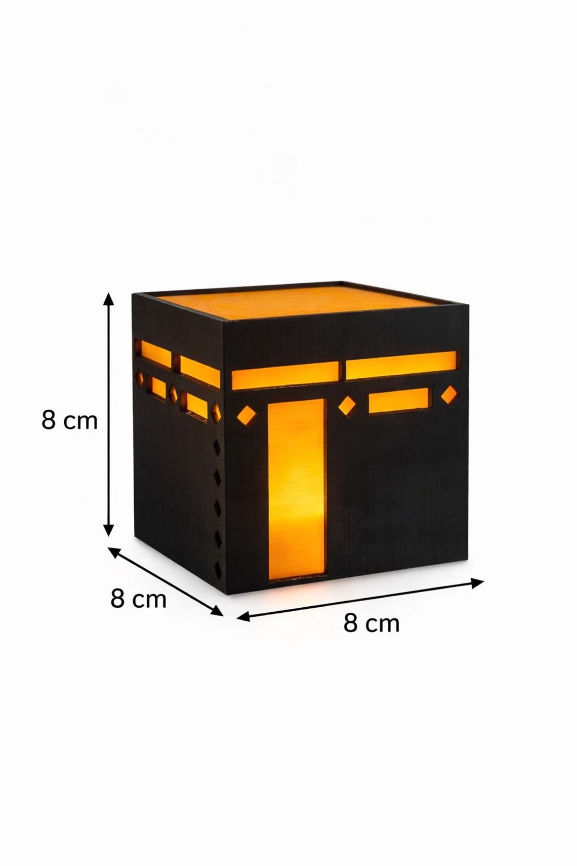 Kaaba Tealight Candle Holder – Ramadan Gift, Islamic Home Decor ...