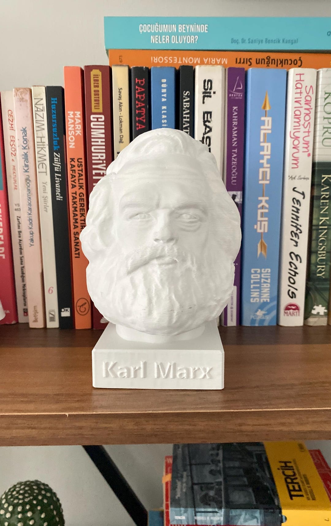 Karl Marx Bust Home Decor Marx Sculpture 6 Inches Bookshelf Decor - Etsy