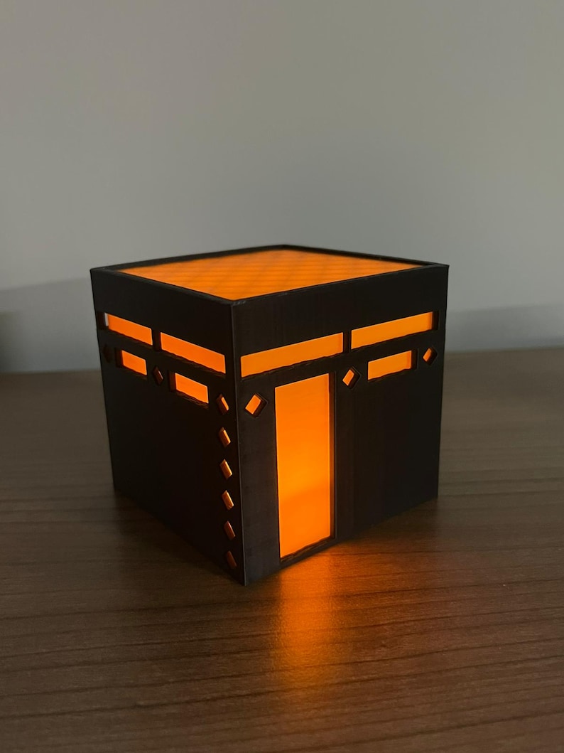 Kaaba Tealight Candle Holder – Ramadan Gift, Islamic Home Decor ...