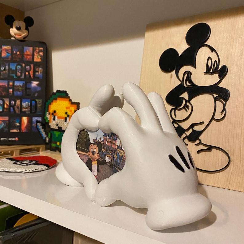 Mickey Photo Frame Kids Memory Frame, Kids Room Decor Mickey Fan Gift ...