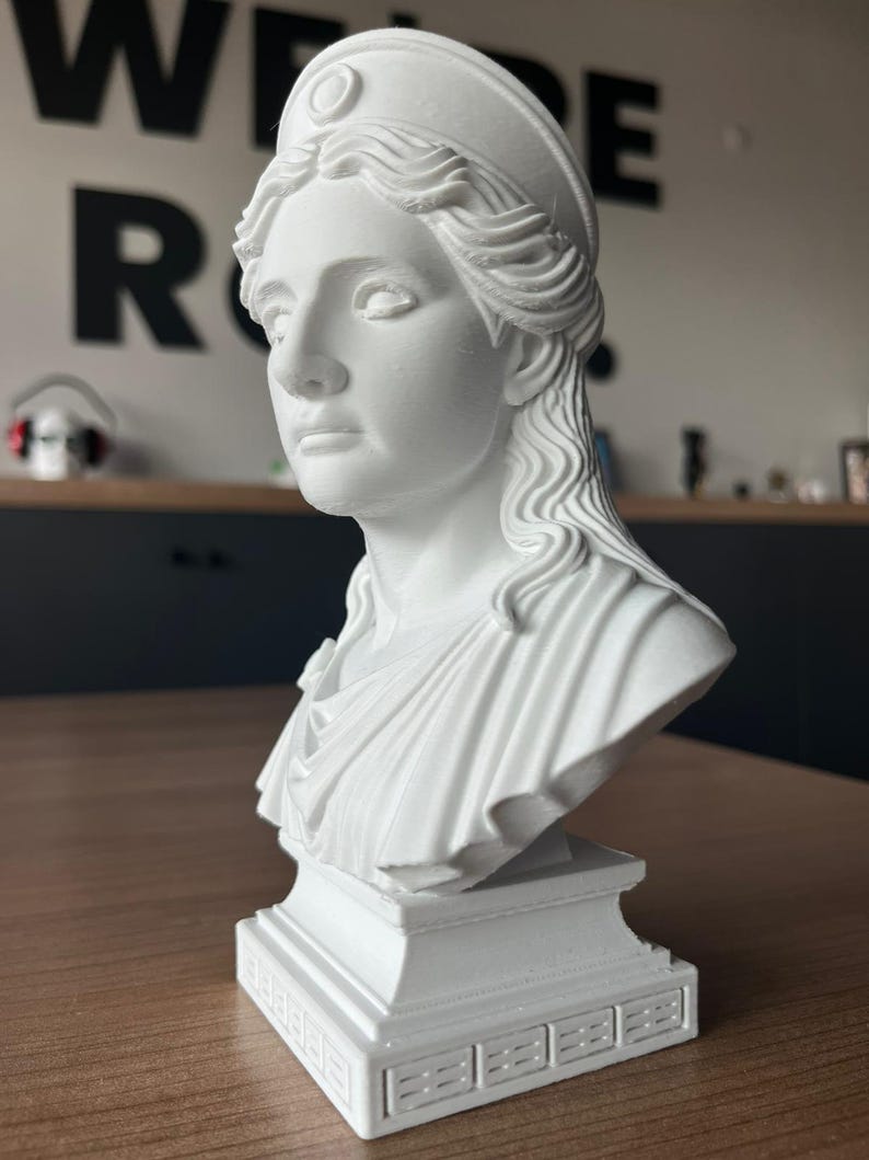 Hera Bust – Ancient Greek Goddess Statue, Decorative White Sculpture ...
