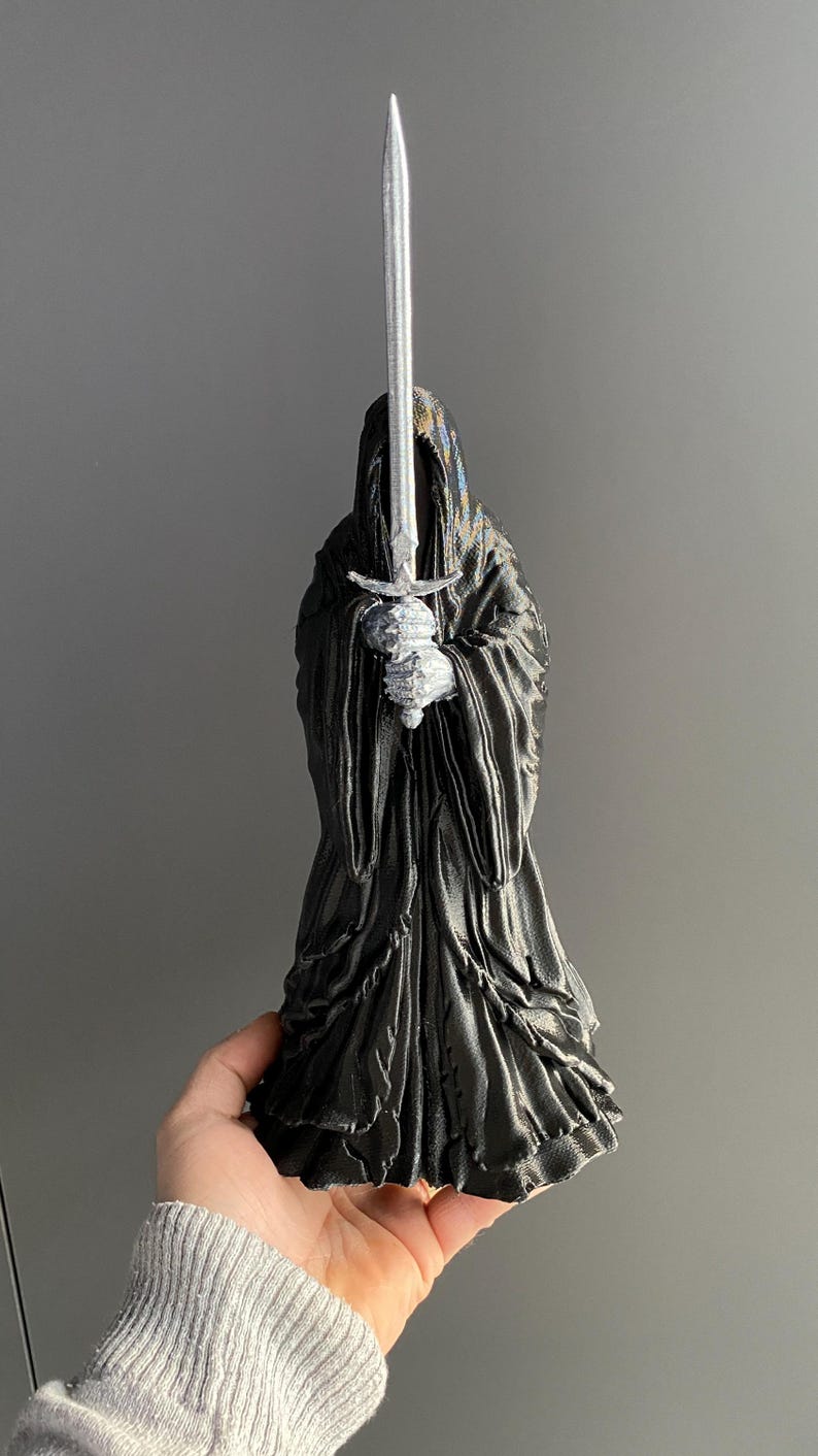 Nazgul Statue 30cm, 3D Printed and Hand Painted, Nazgul Figure 12 Inch ...