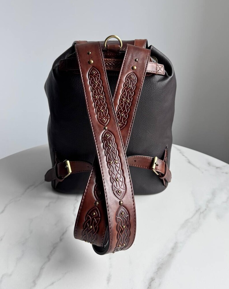 Steampunk Womens Leather Backpack Steampunk Decor Leather Backpack ...