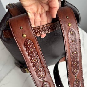 Steampunk Womens Leather Backpack Steampunk Decor Leather Backpack ...