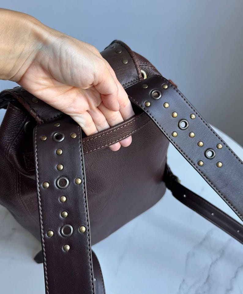 Dragon Mens Leather Backpack Leather Backpack Purse Men Leather Backpacks for Men Travel ...