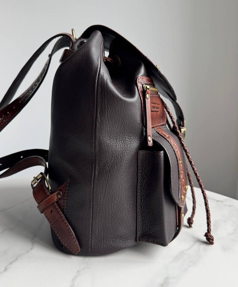 Steampunk Womens Leather Backpack Steampunk Decor Leather Backpack ...