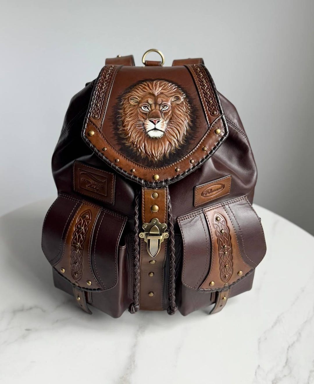 Lion Womens Leather Backpack Leather Backpack Purse Women Leather ...