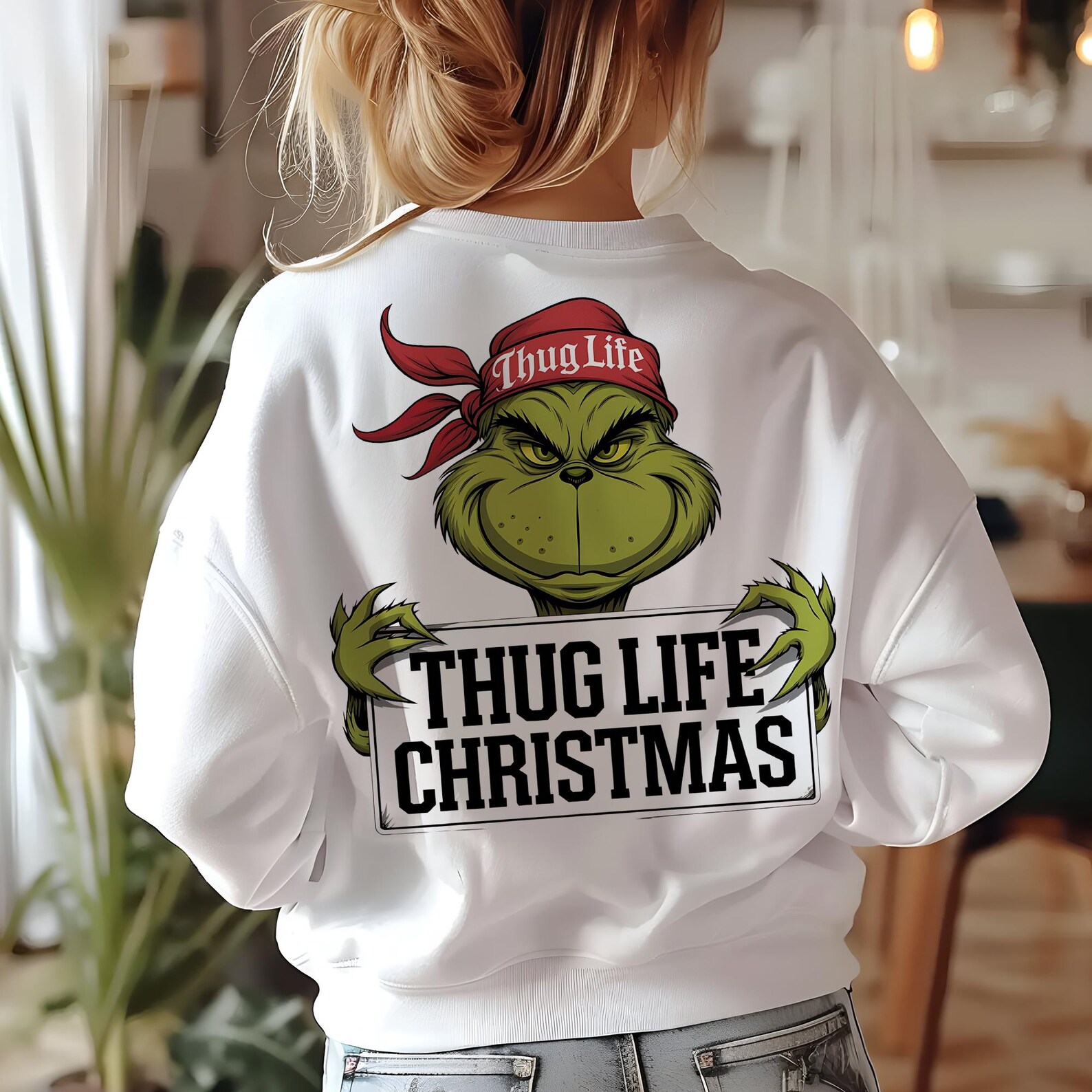 Thug Life Christmas PNG Trendy Christmas Movie Sublimation Merry ...
