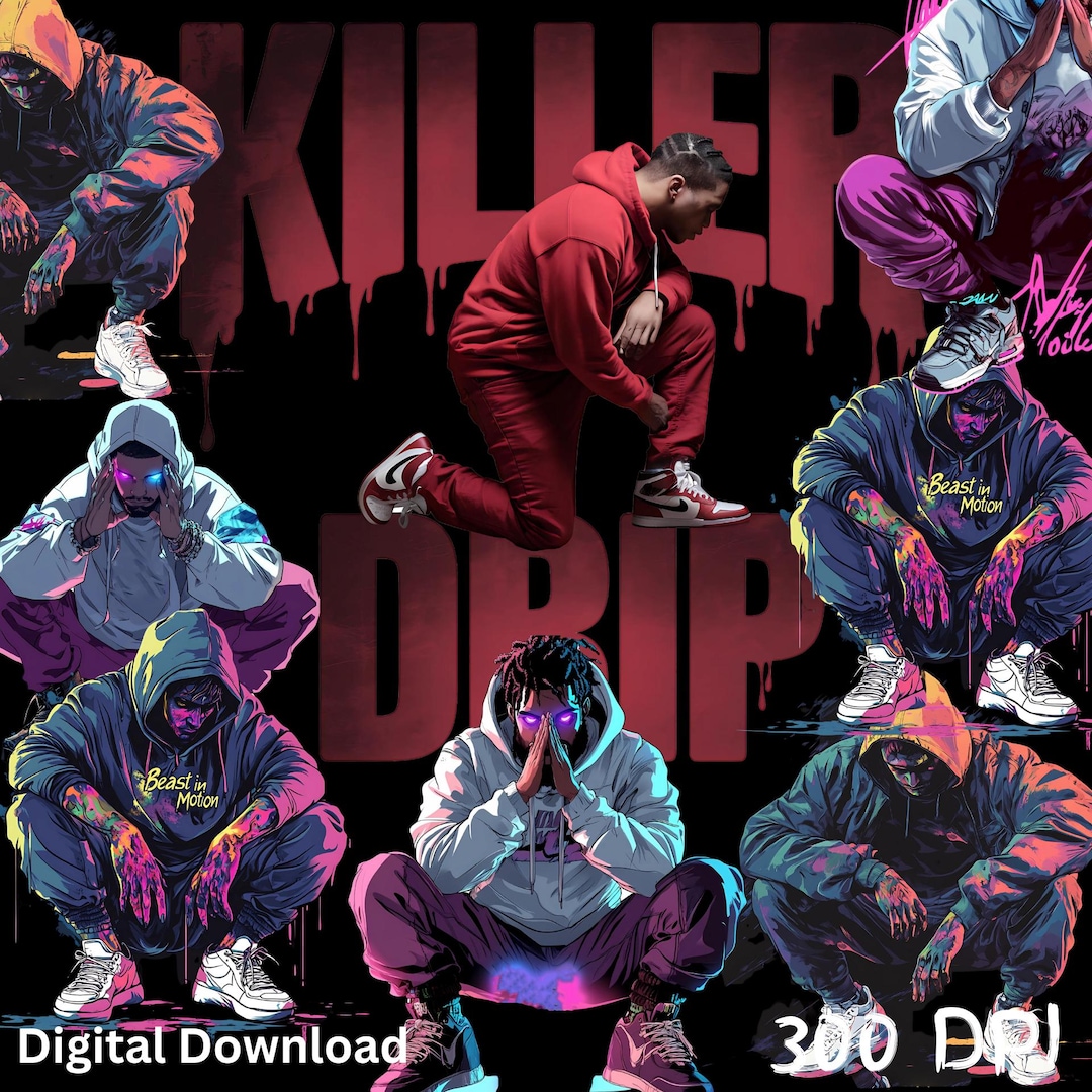 15 Ghostface Gangster Ghost Png's | Urban Trap Design Bundle | Horror ...