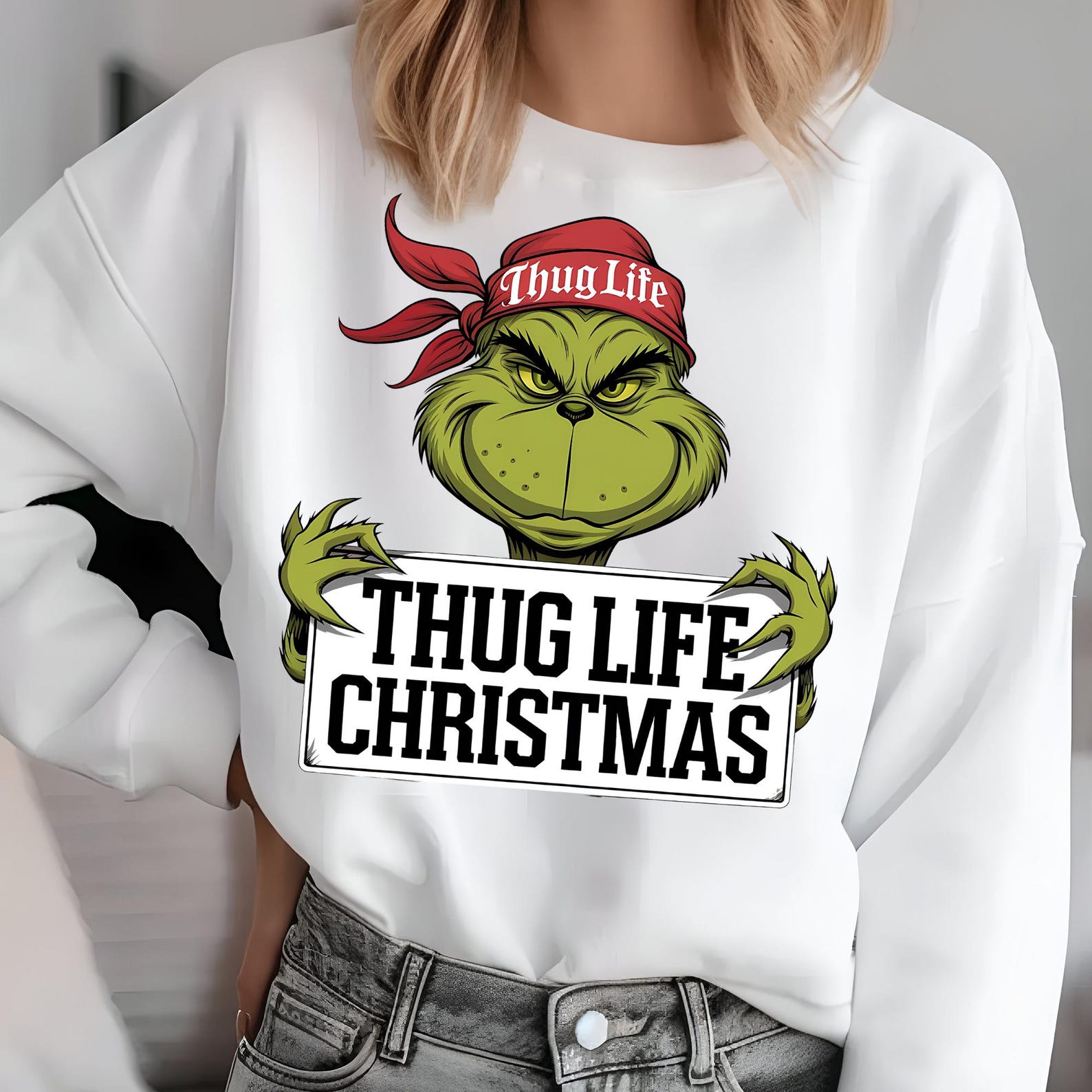 Thug Life Christmas PNG Trendy Christmas Movie Sublimation Merry ...