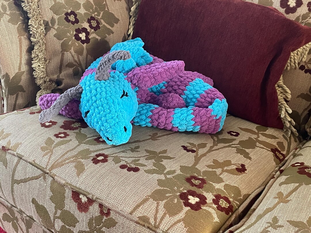 Sleeping Dragon Cuddle Toy - Etsy