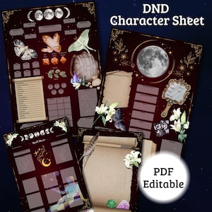 Moth Dnd Sheet - Etsy UK