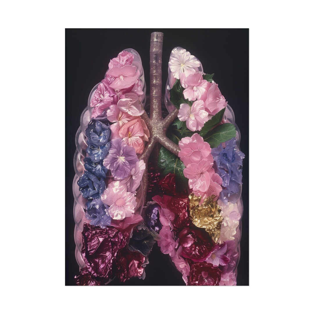 Anatomy of a Lover Garden of Tenderness Poster lush Lungs With Vivid ...