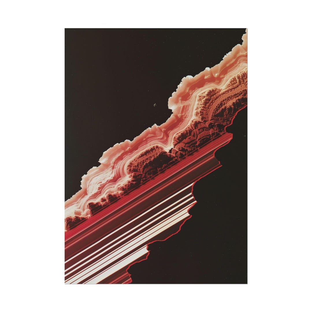 Quantic Vibrations Echoes Poster -A Cosmic Dance of Creation ...