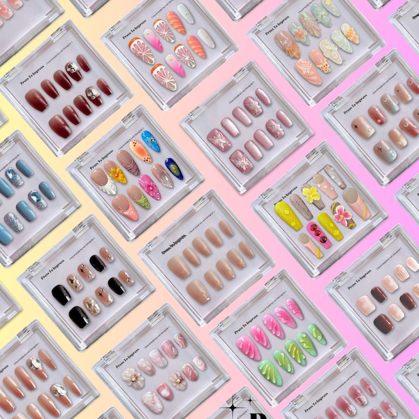 False Nail Boxes - Etsy