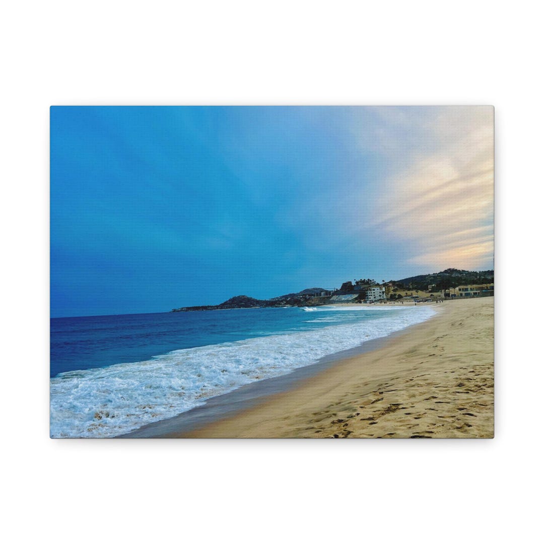 San Jose Del Cabo Sunset Beach Photography Print - Matte Canvas - Etsy