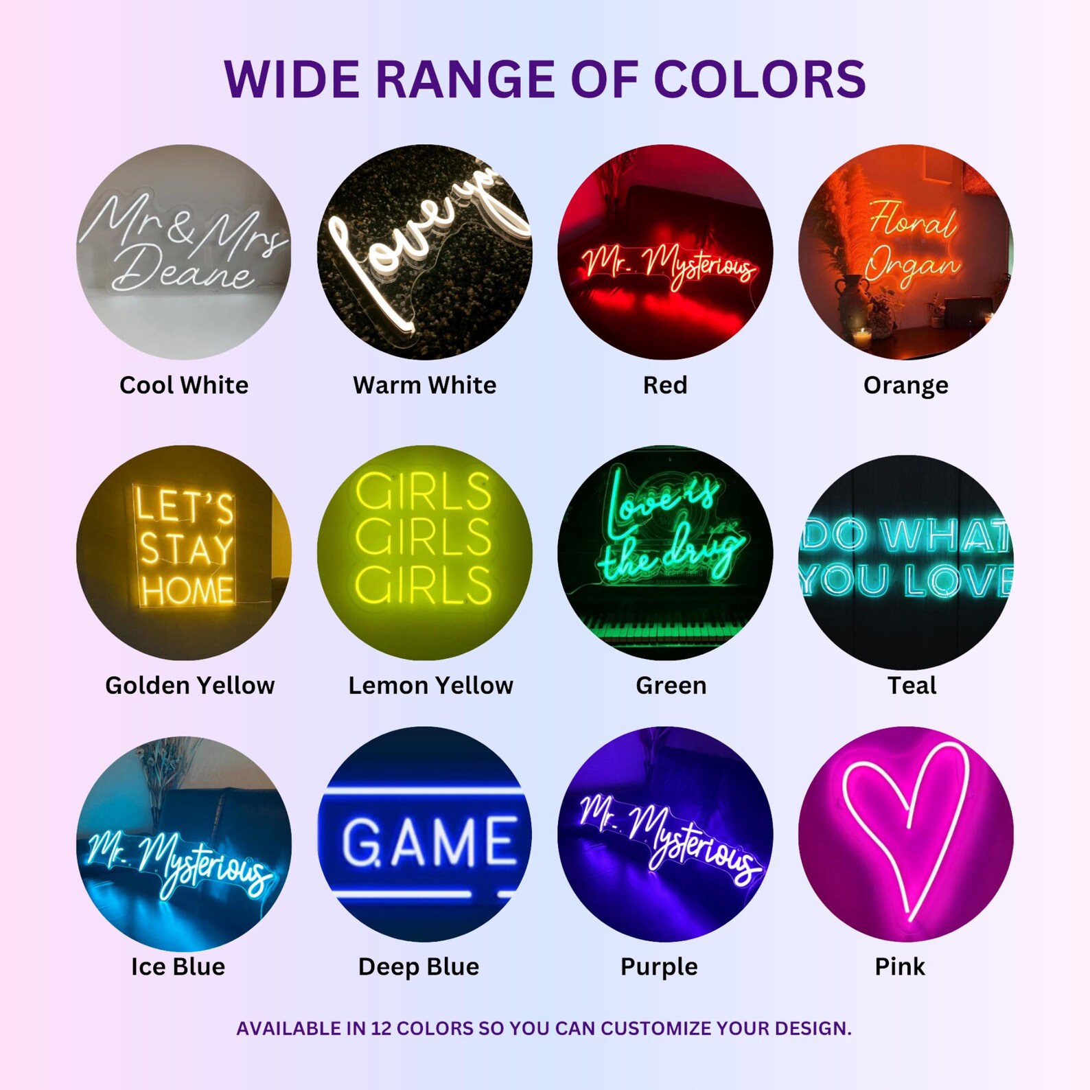 Custom Neon Logo Sign, Logo Sign for Wall, Handmade Neon Sign Business ...