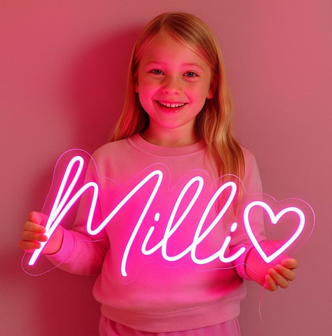 Custom Name Neon Sign for Kids | Neon Sign Bedroom | Neon Lights Led ...