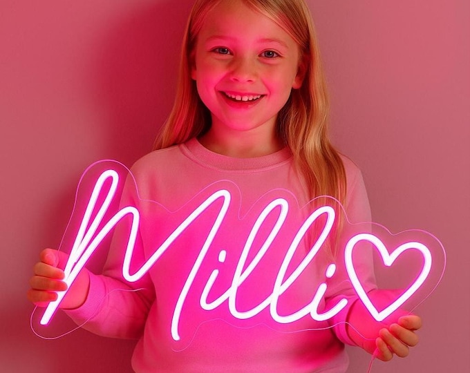 Custom Name Neon Sign for Kids | Neon Sign Bedroom | Neon Lights Led ...