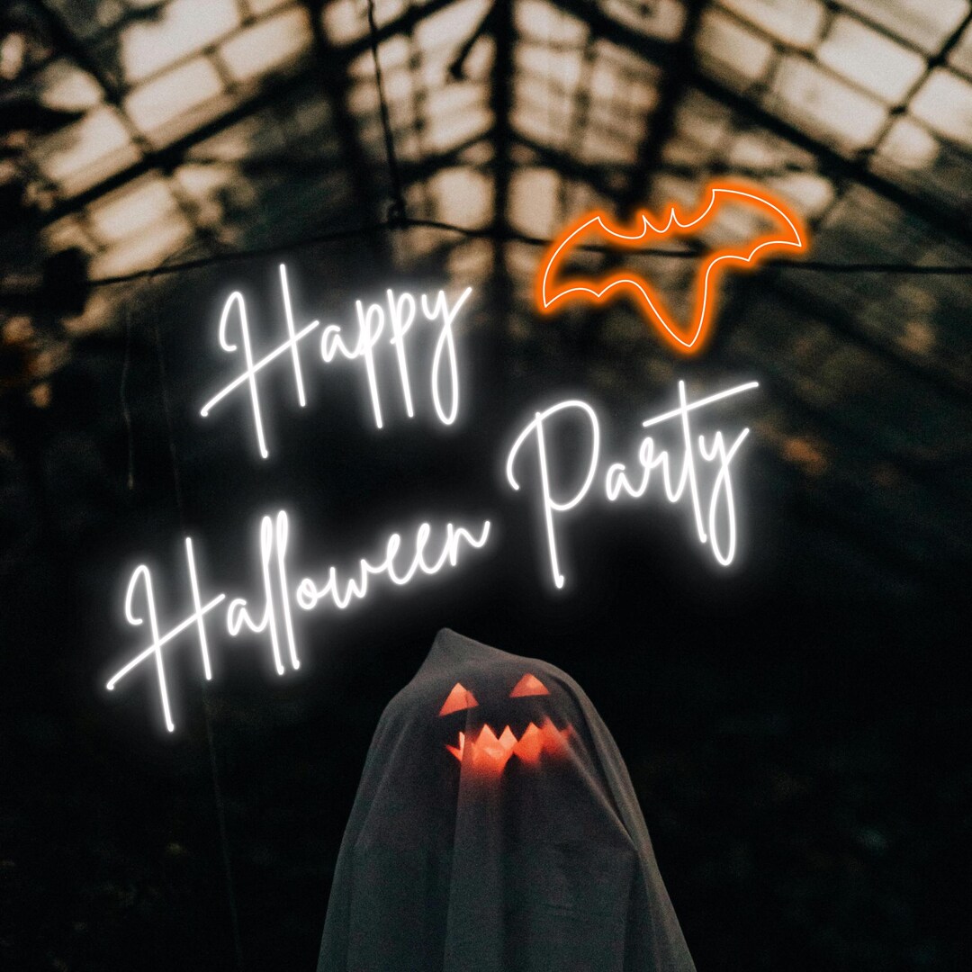 Custom Halloween Party LED Neon Sign: Personalized Decor - Etsy