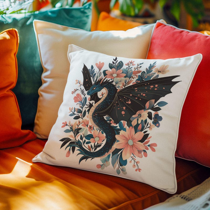 Dragon Pillow - Etsy