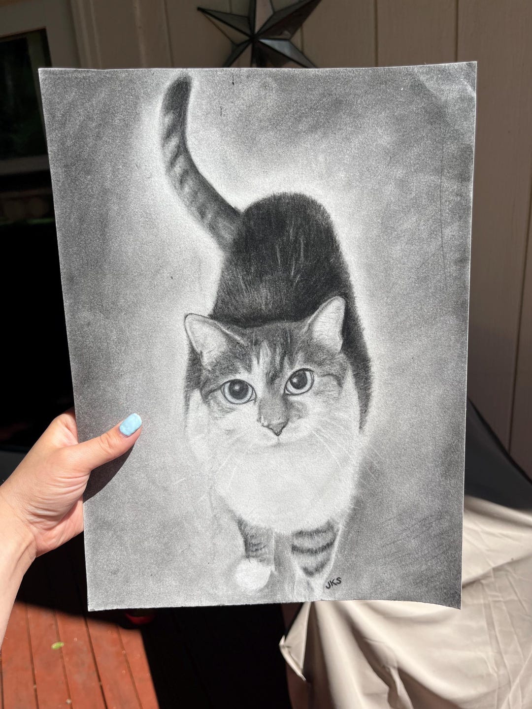 Mia Original Drawing - Etsy
