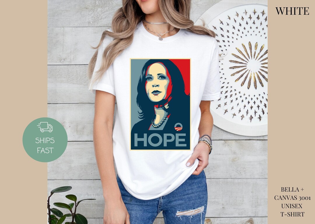 Kamala Harris Hope T-shirt, 2024 Election Tshirt, Kamala Walz Tee ...