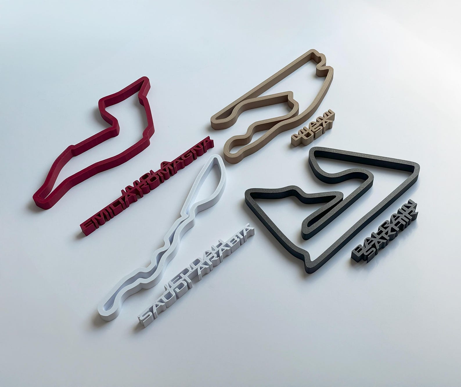 F1 Track Wall Decor | F1 2025 Grand Prix 3D Racing Track Wall Art With ...