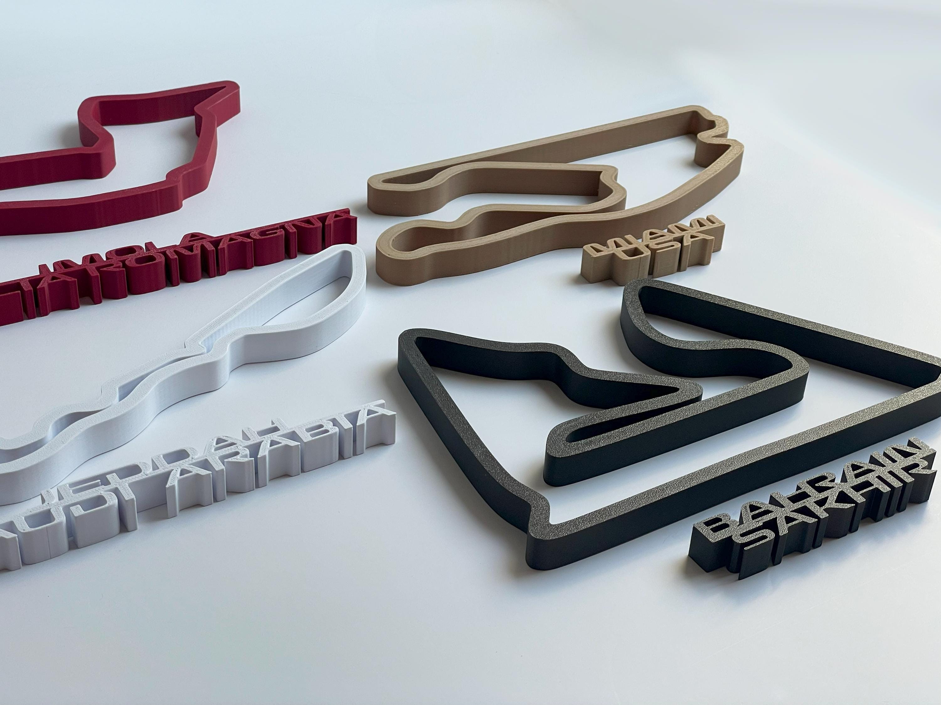 F1 Track Wall Decor | F1 2025 Grand Prix 3D Racing Track Wall Art With ...