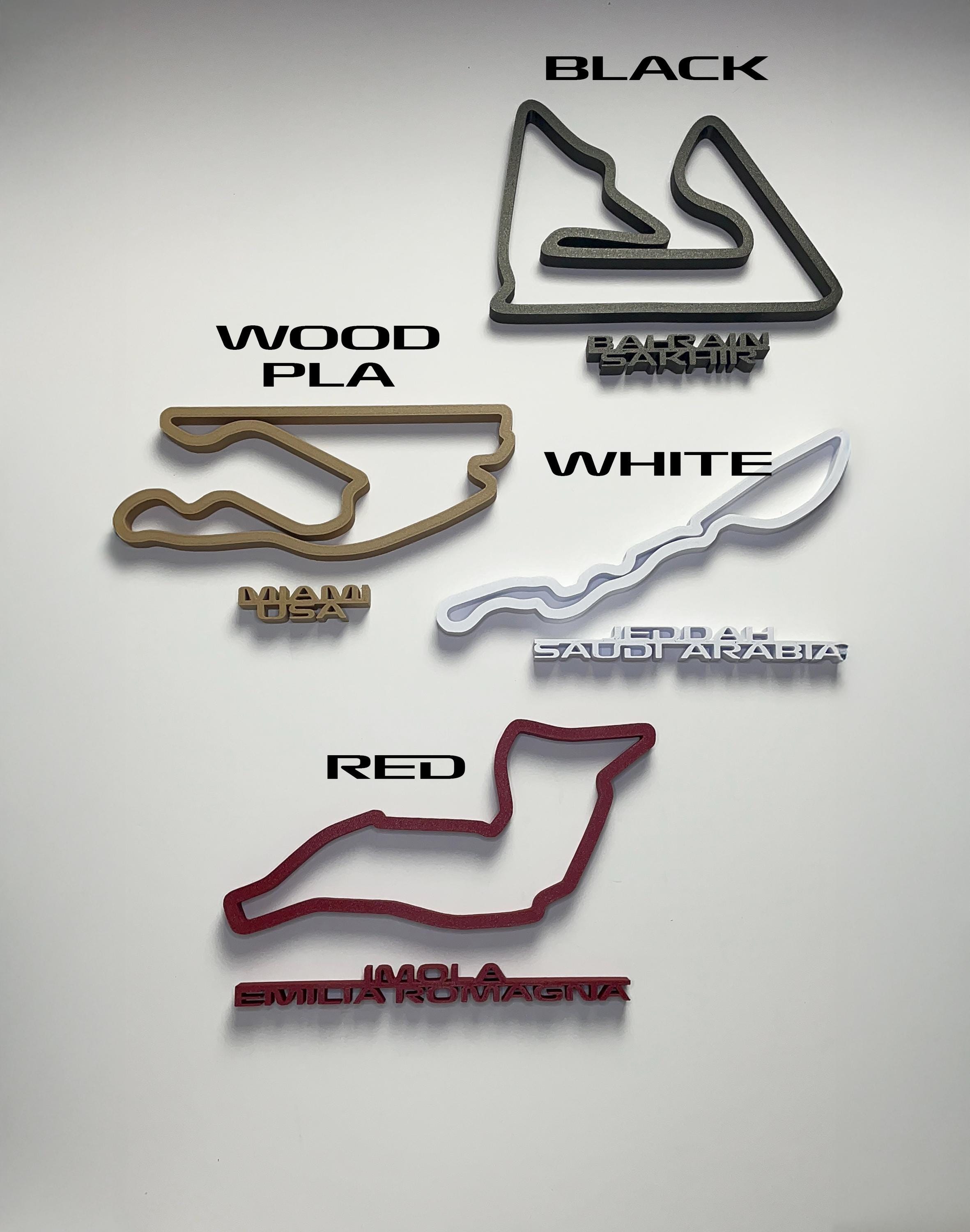 F1 Track Wall Decor | F1 2025 Grand Prix 3D Racing Track Wall Art With ...