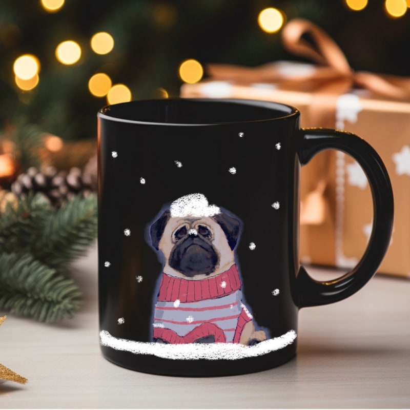 Pug Christmas - Etsy