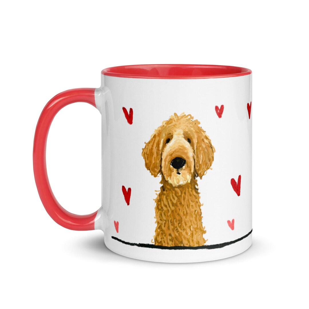 Custom Goldendoodle Labradoodle Dog Coffee Mug Dog Valentine - Etsy