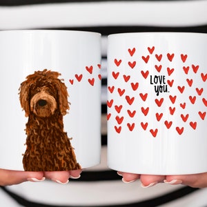 Custom Doodle Dog Mug, Labradoodle Goldendoodle Gift, Dog Coffee Mug ...