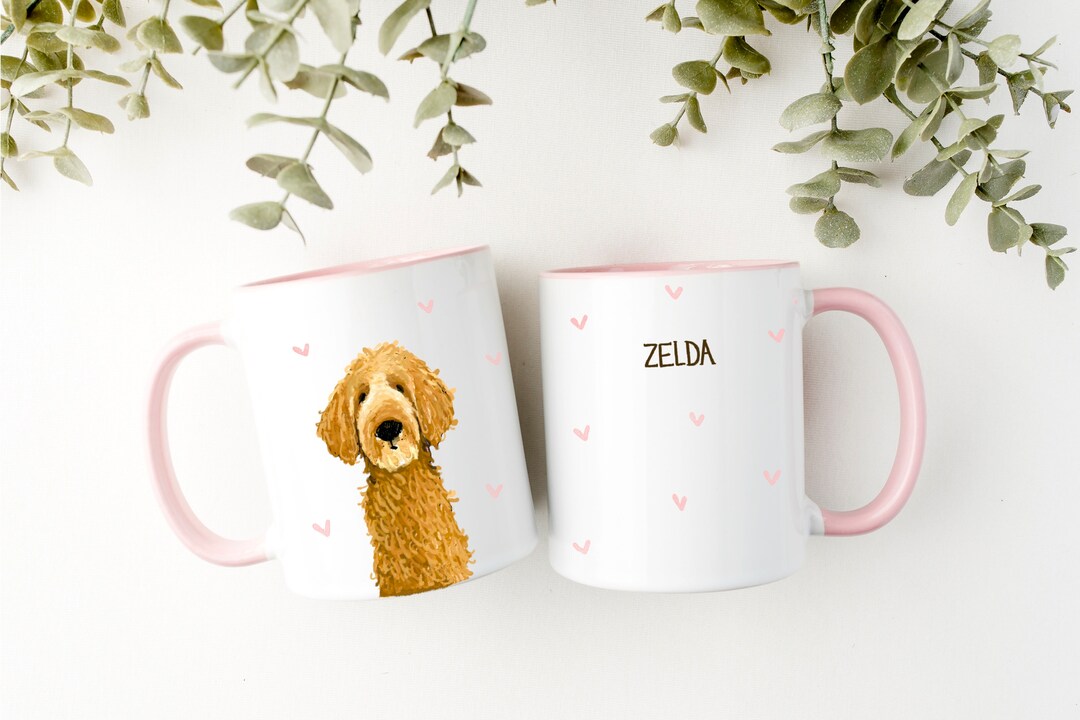 Goldendoodle Dog Mug, Labradoodle Mug, Doodle Dog Gift, Dog Coffee Mug ...