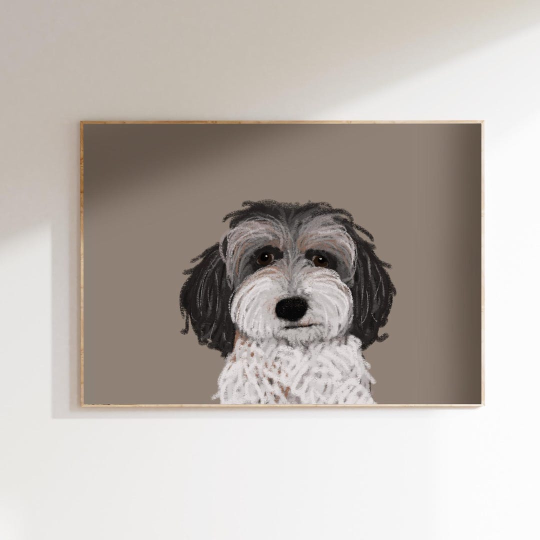 Beautiful Custom Pet Illustration, Custom Dog Drawing, Unique Pet ...