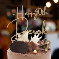 Birthday Cake Topper - Etsy