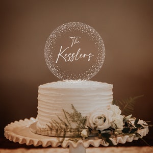 Personalized Cake Topper, Custom Cake Topper, Engraved Clear Acrylic ...