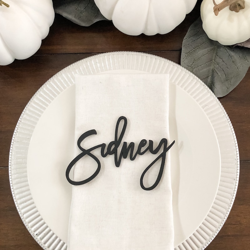 Formal Dinner Name Tags - Etsy