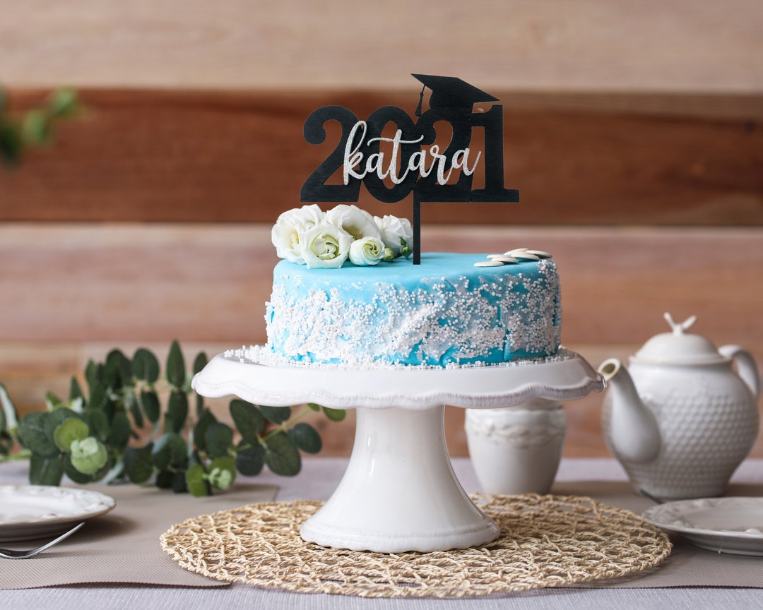 Graduation Cake Topper, Personalized Cake Topper, 2023 Grad Party Decor ...