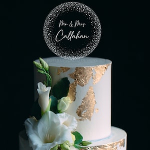 Personalized Cake Topper, Custom Cake Topper, Engraved Clear Acrylic ...