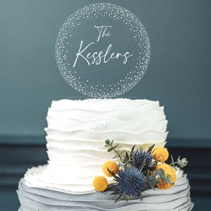Personalized Cake Topper, Custom Cake Topper, Engraved Clear Acrylic ...