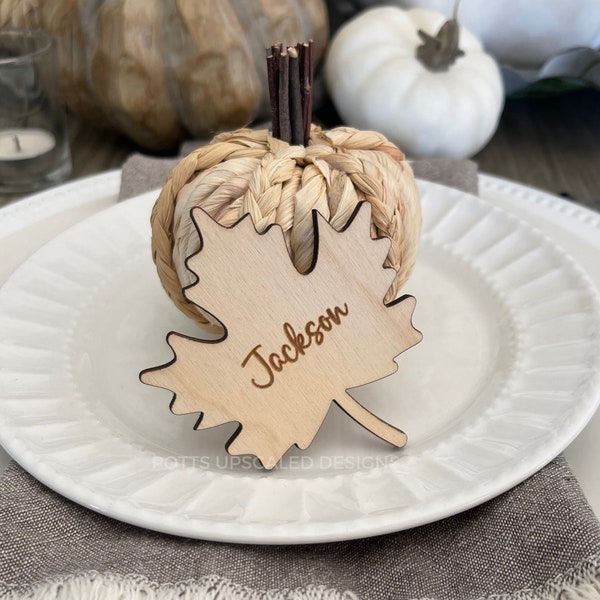 Fall Wedding Name Cards - Etsy