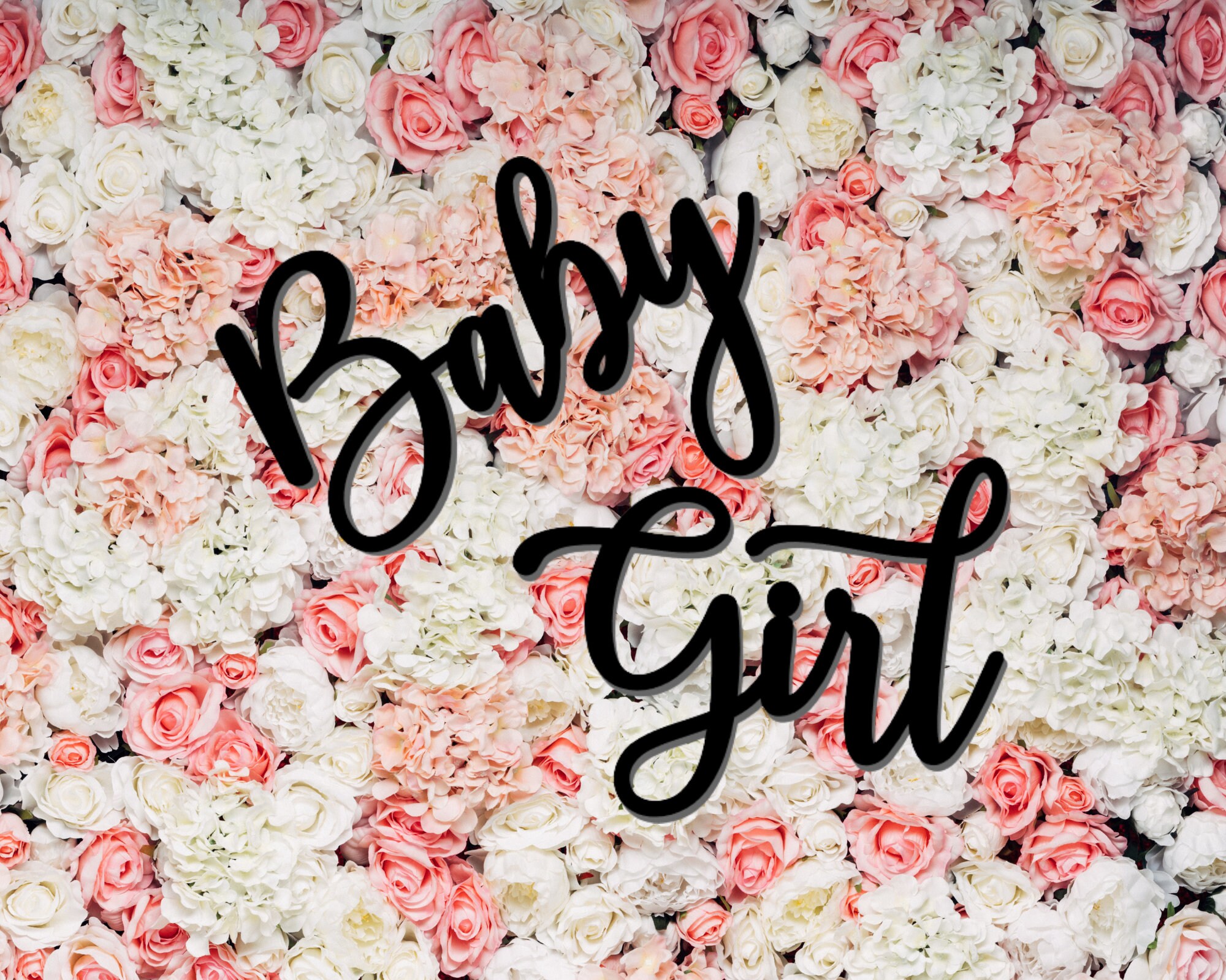 Baby Girl Sign Baby Shower Sign Gender Reveal Party | Etsy
