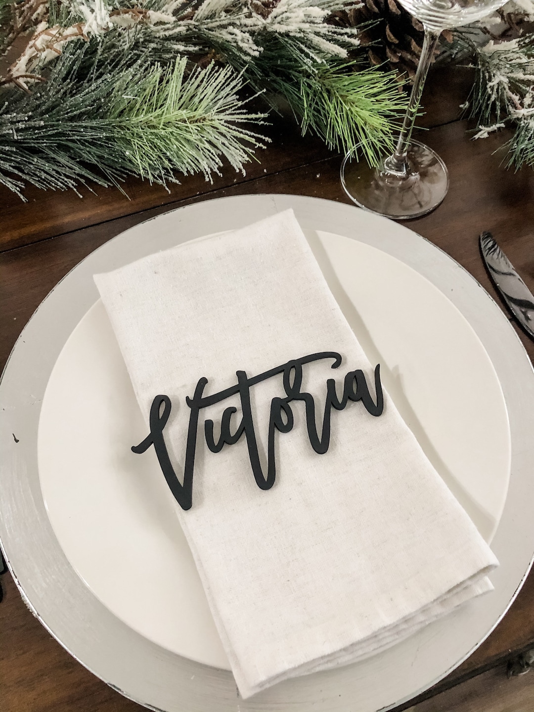 Large Place Cards, Wedding Guest, Personalized Names, Formal Dinner ...