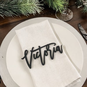 Personalized Wood Names, Guest Place Card, Large Name Plate ...