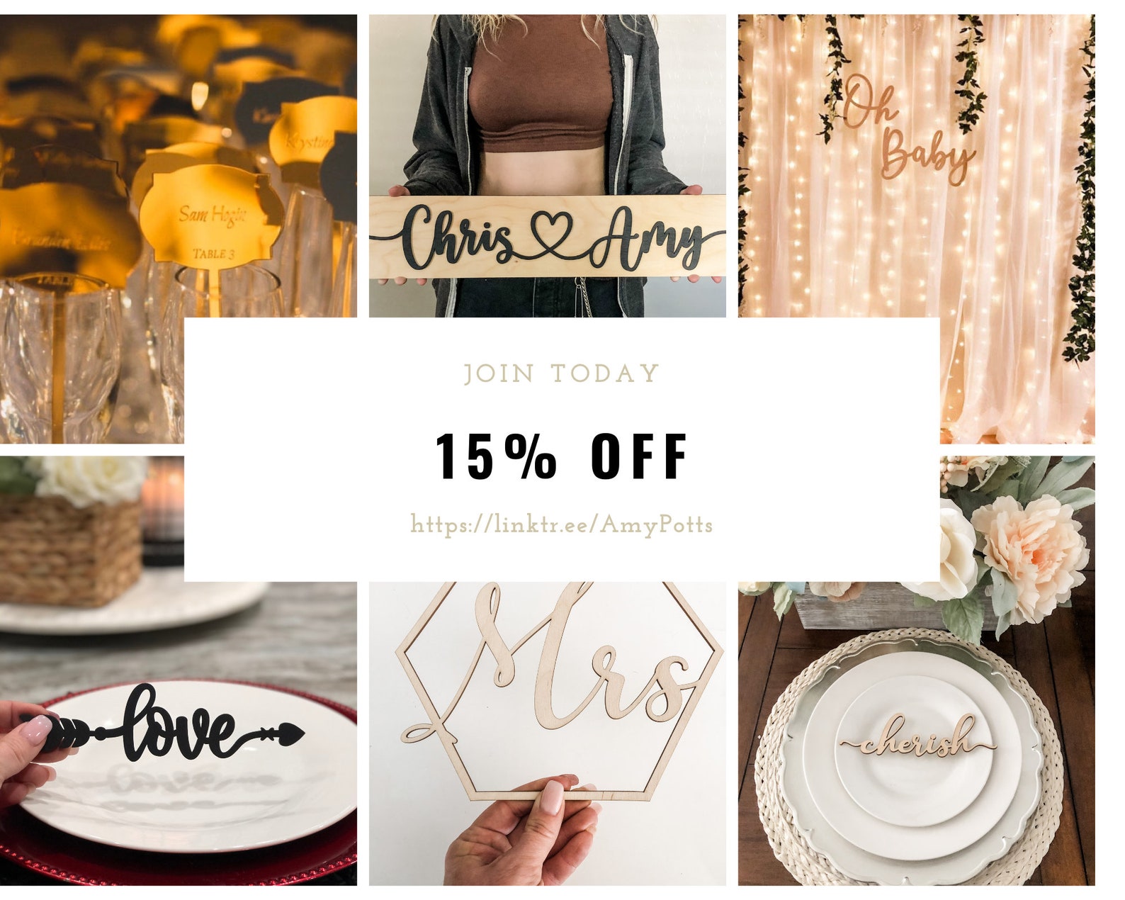 Blessed Sign With Stand Cursive Word Fall Table - Etsy