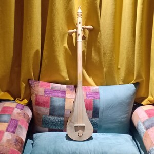 LOUTAR Moroccan Lute BERBER Music Instrument 4-strings Wood Musical ...