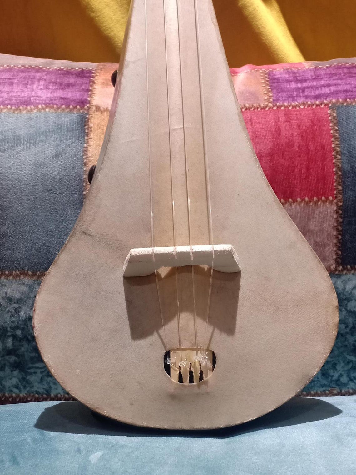 LOUTAR Moroccan Lute BERBER Music Instrument 4-strings Wood Musical ...