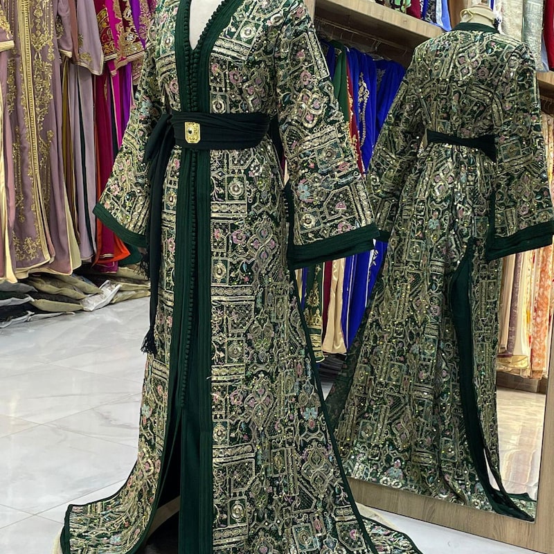 Brocade moroccan caftan - Etsy.de