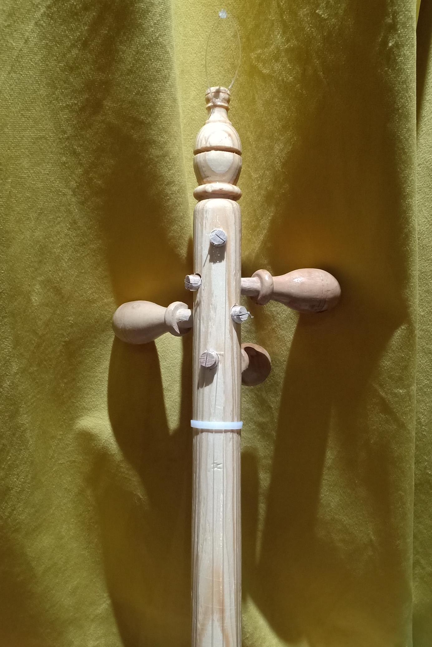 LOUTAR Moroccan Lute BERBER Music Instrument 4-strings Wood Musical ...